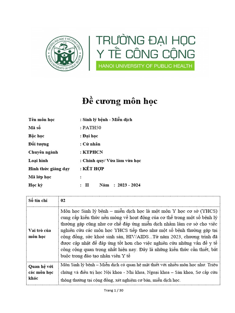 ĐCMH SLBMD BL | PDF