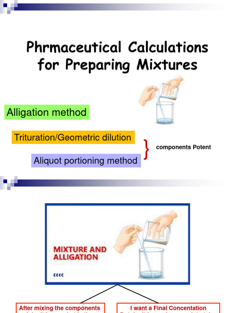 All Igation | PDF | Concentration | Mixture