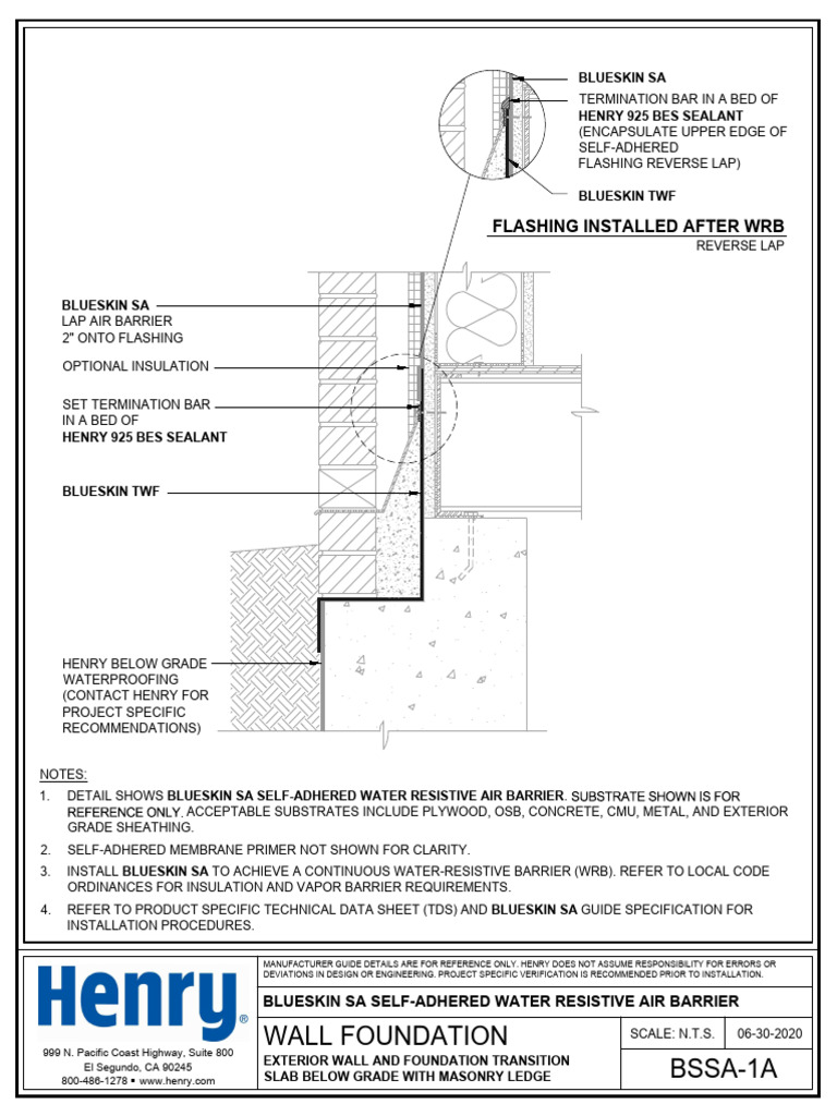 Blueskin SA Installation Guide | PDF | Structural Engineering ...