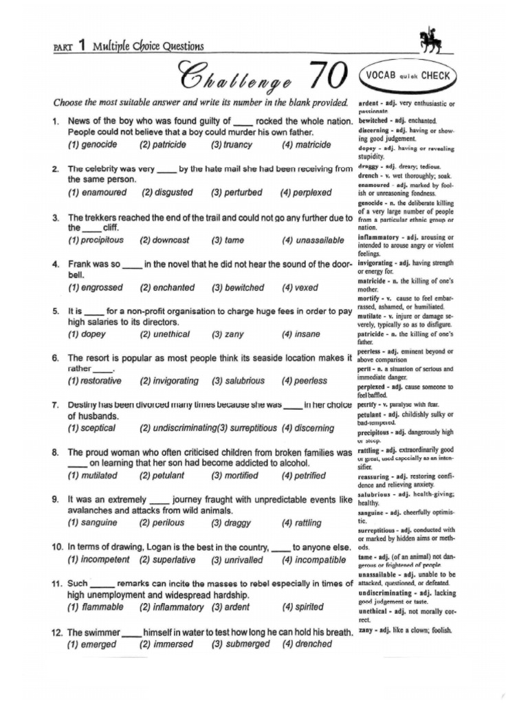Part 1 - Multiple Choice Questions (Test 41-80) - Part30 | PDF