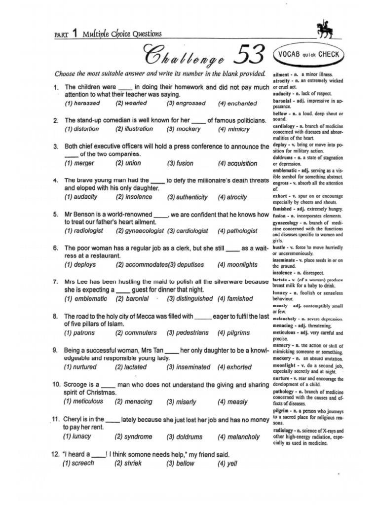 Part 1 - Multiple Choice Questions (Test 41-80) - Part13 | PDF