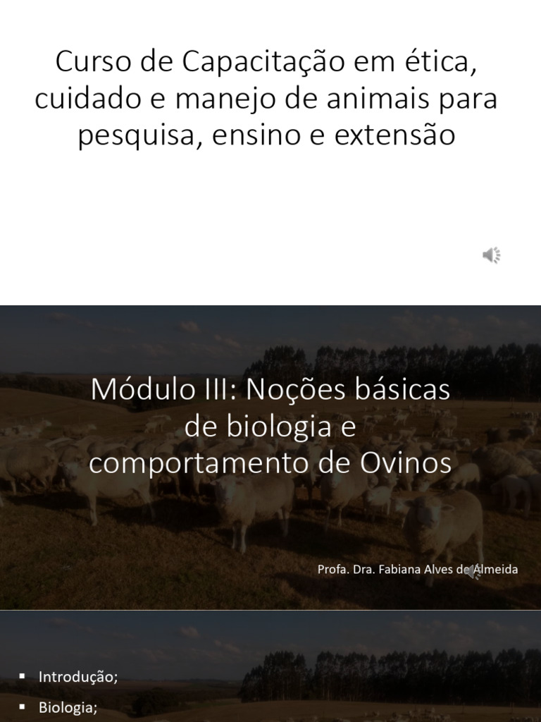 3.4 - Biologia de Ovinos | PDF | Ovelhas | Zoologia