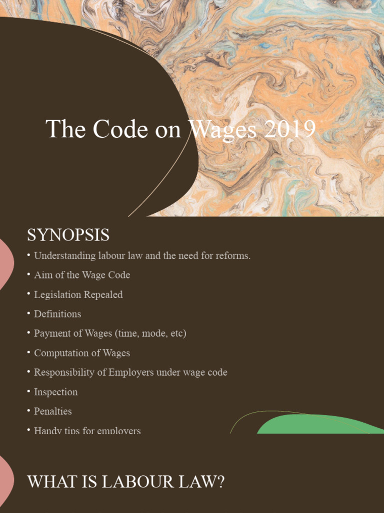 The Code On Wages 2019 | PDF | Cost Of Living | Employment