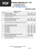Adani Ports Tariff Booklet 2024 | PDF | Containerization | Cargo