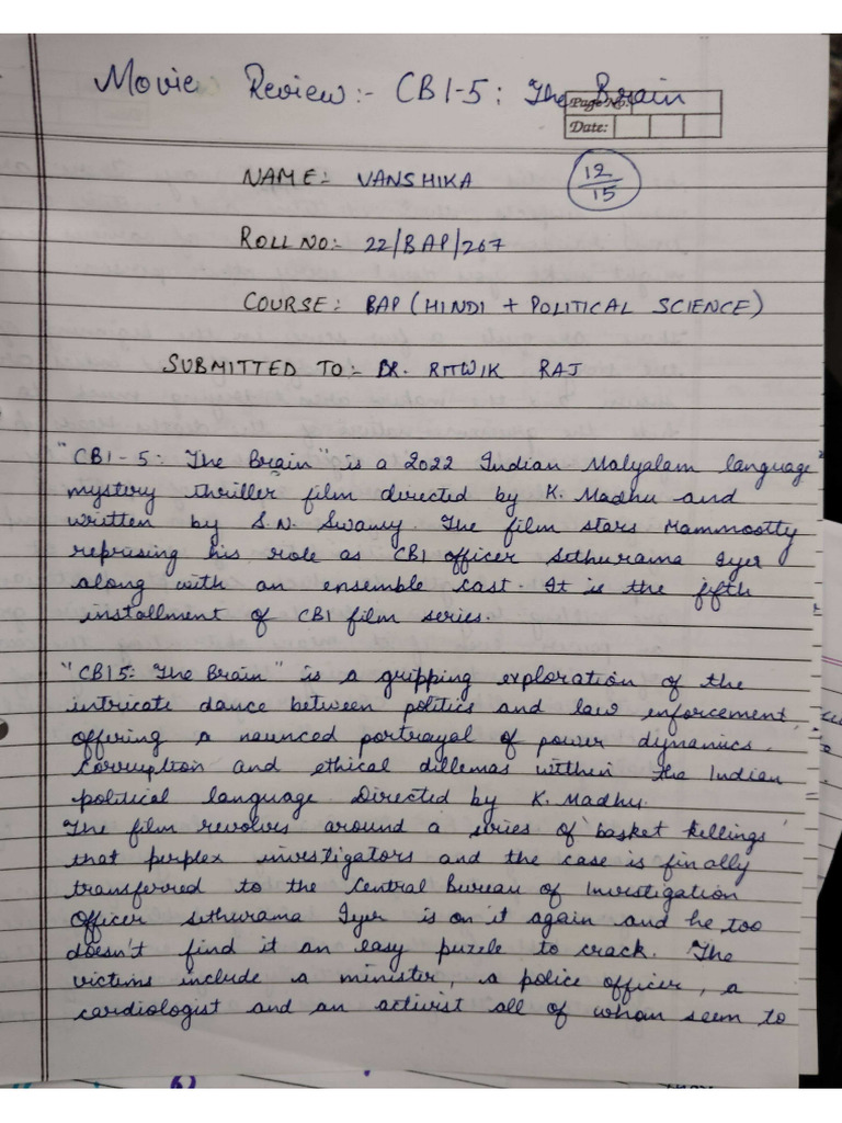 Pol Major Movie Review | PDF