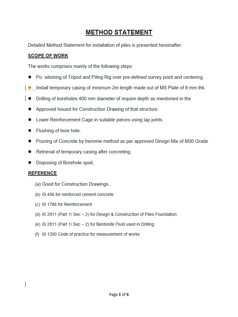DMC Method for Pile Foundation Installation | PDF | Deep Foundation ...