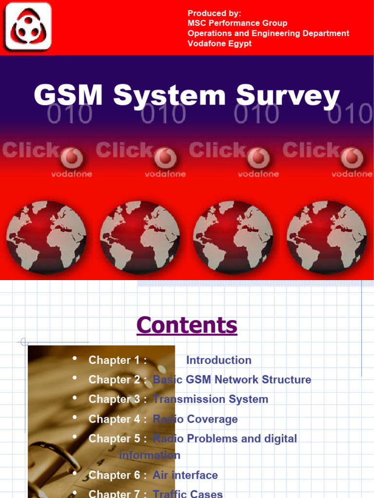 Vodafone-GSM System Survey | Download Free PDF | Cellular Network | Computer Engineering