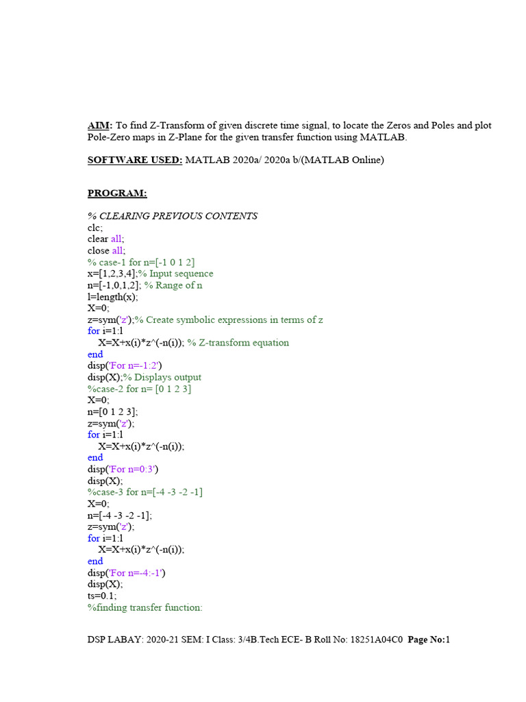 DSP Record | PDF | Computer Engineering | Electronics