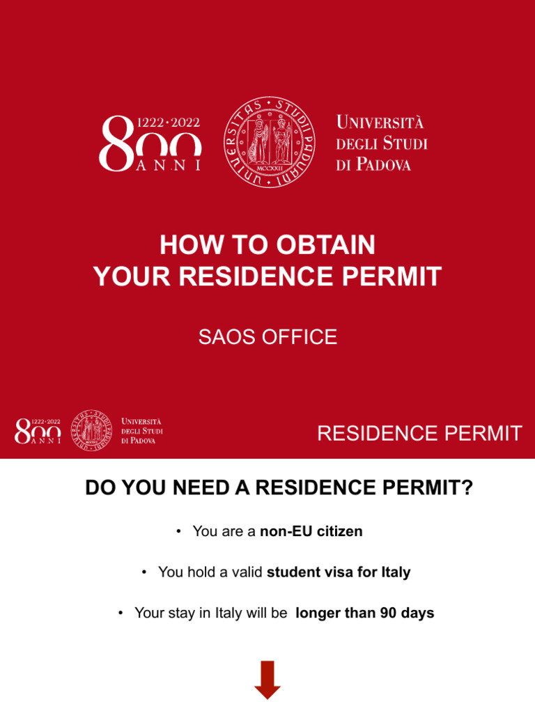 How to Get Your Italian Residence Permit | PDF | Travel Visa ...