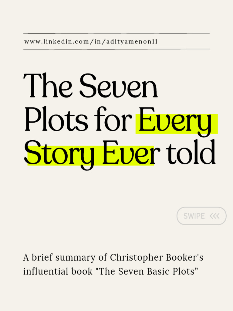 The Seven Plots For Storytelling 1714707682 | PDF