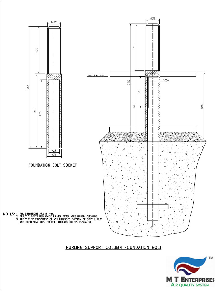 Foundation Bolt Socket | PDF