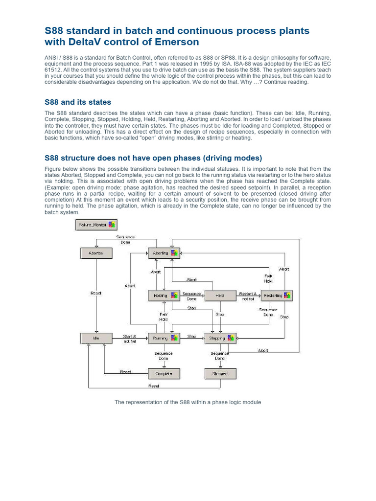 S88 Batch Control with DeltaV Guide | PDF | Parameter (Computer Programming) | Software Engineering