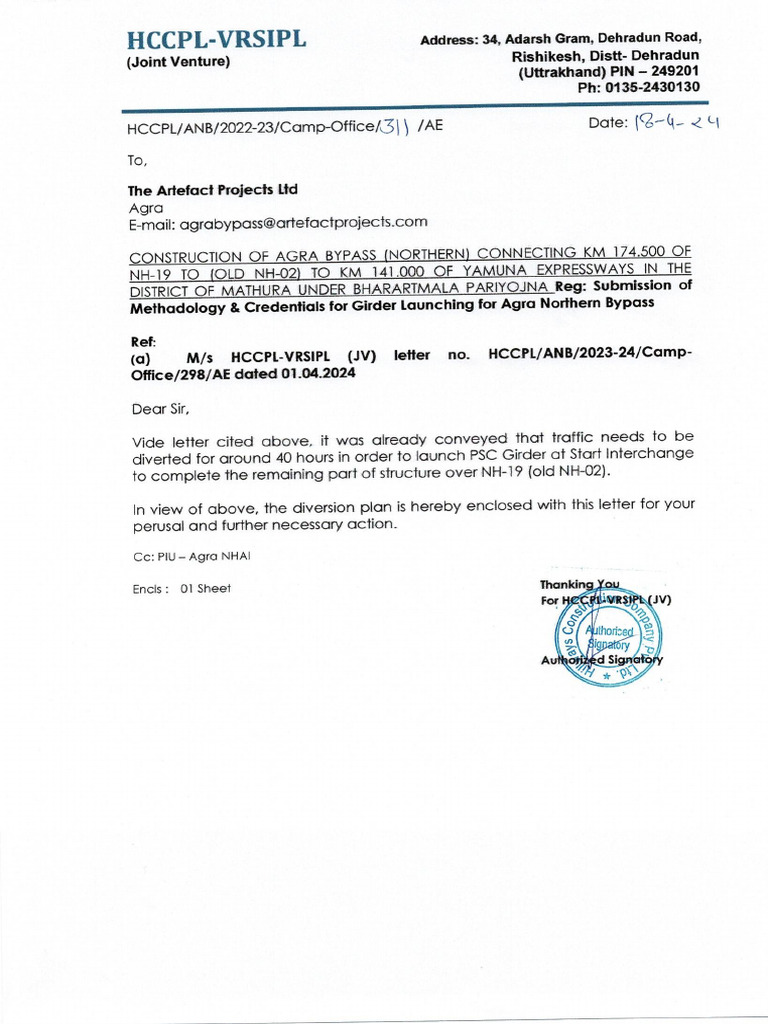 Diversion Plan Start Interchange Pdf