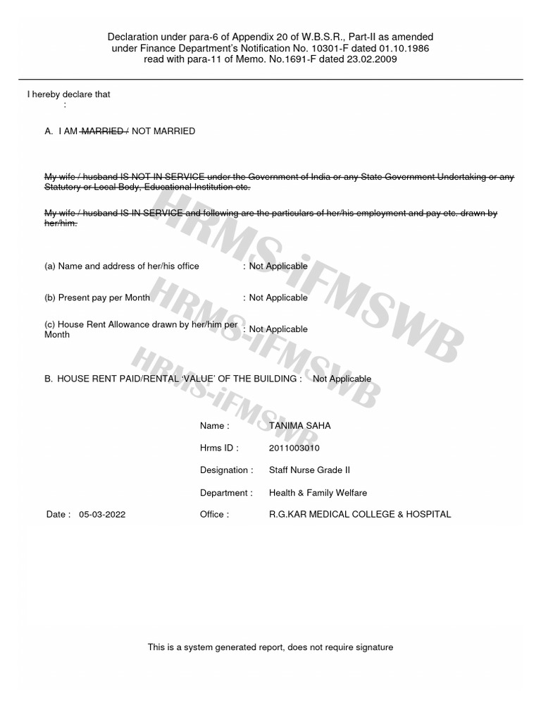 Emp Hra App Report | PDF