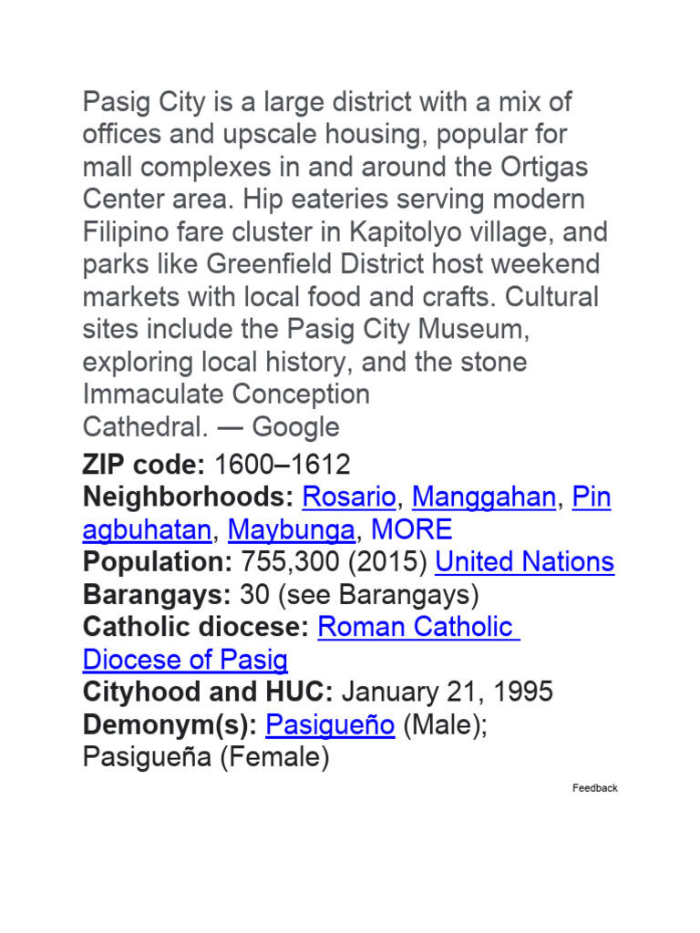 PASIG | PDF