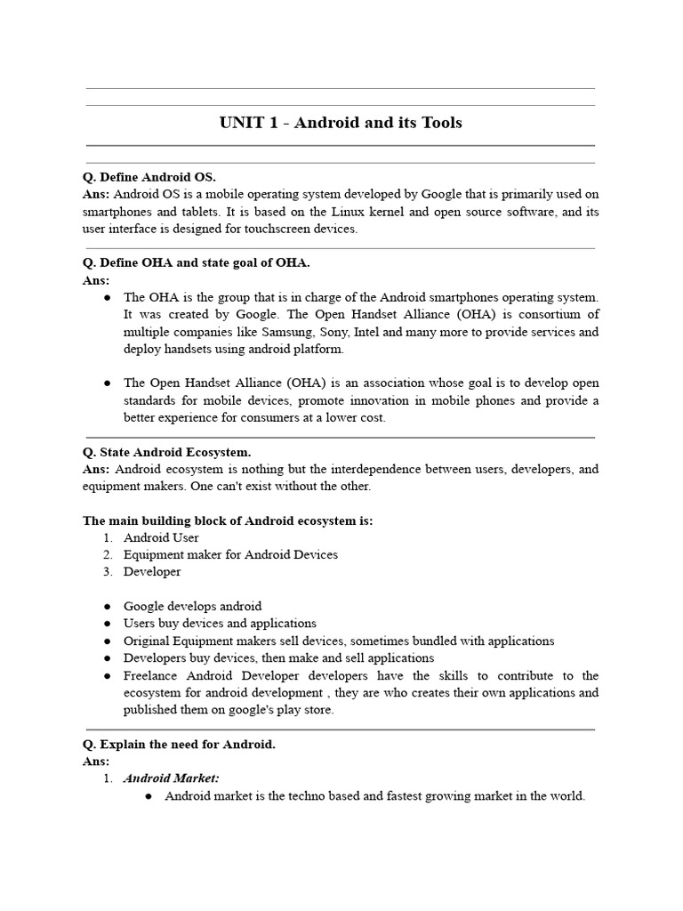 Mad Imp Q&a | PDF | Android (Operating System) | Java Virtual Machine