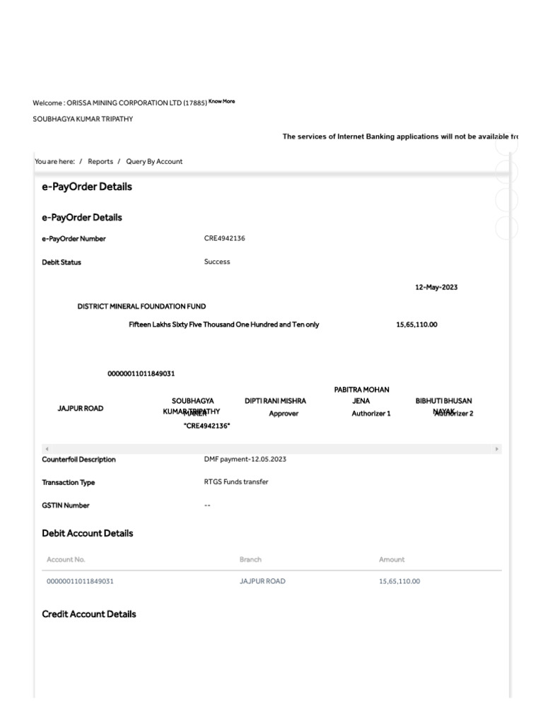 DMF Payment-12.05.2023 | PDF | Payments | Financial Services