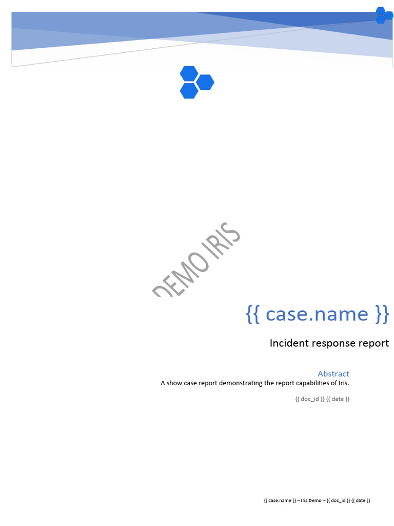 Iris Report Template | PDF | Computing