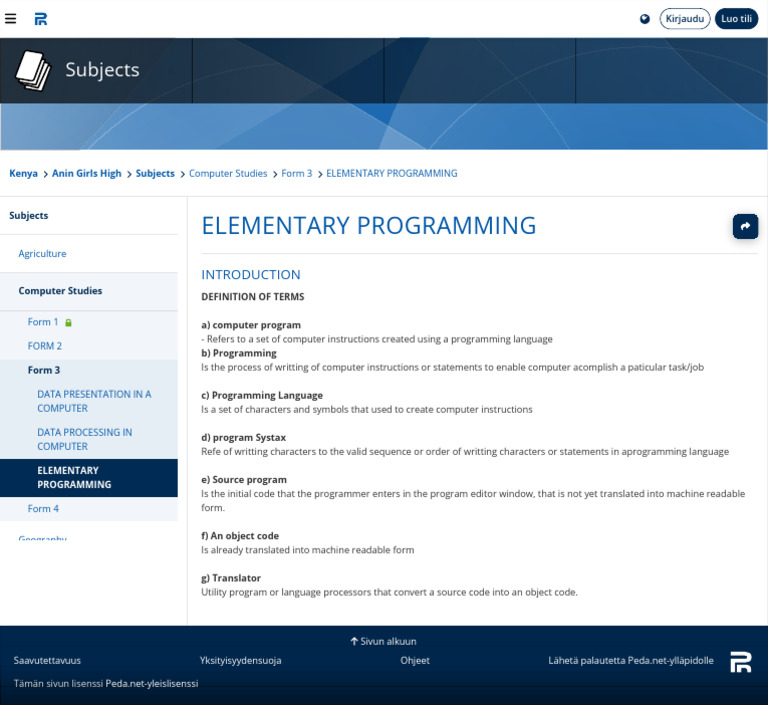 Elementary Programming | PDF