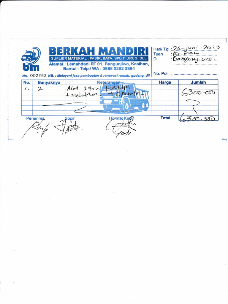 Invoice Forklift | PDF