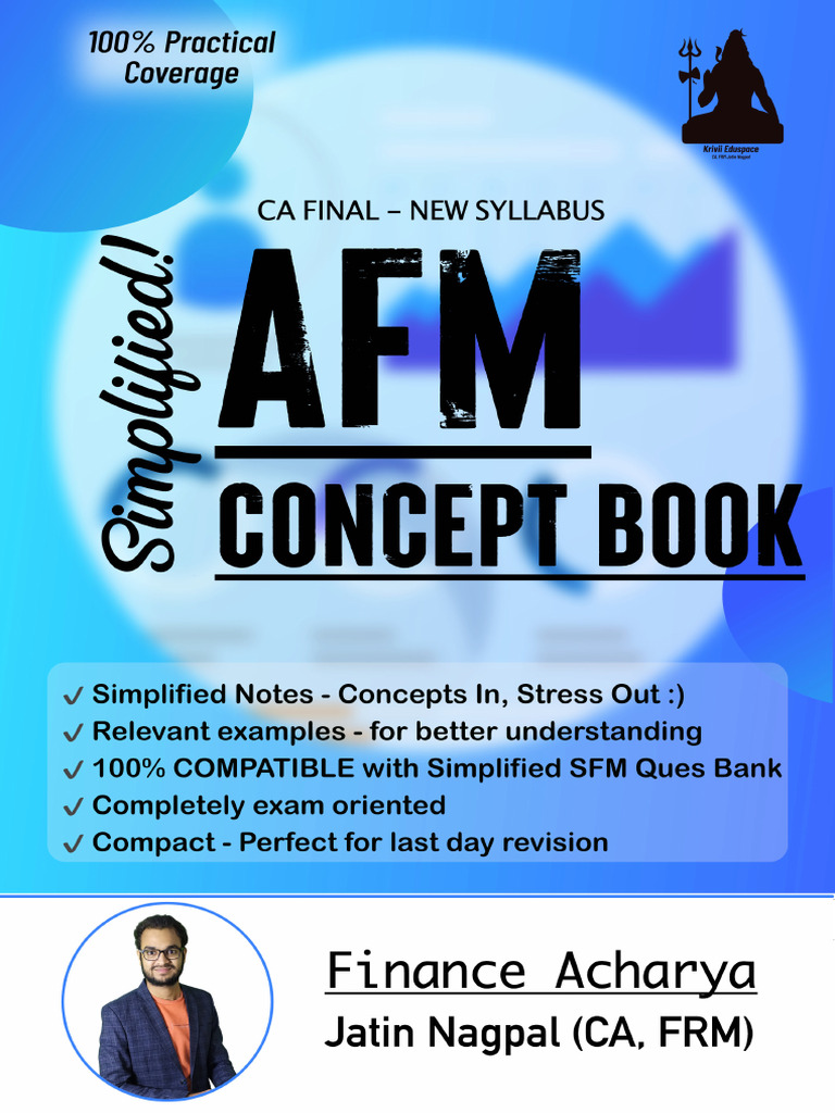 Simplified AFM Concept Book by Finance Acharya Jatin Nagpal | PDF ...