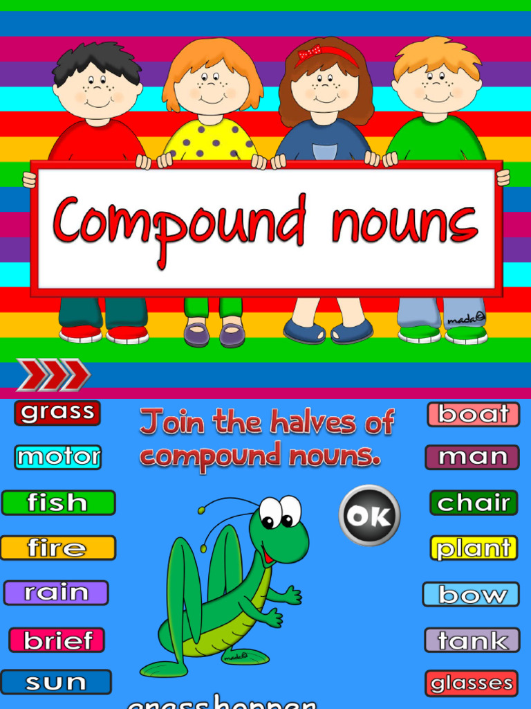 Compound Nouns Fun Activities Games Games Grammar Drills - 26019 | PDF