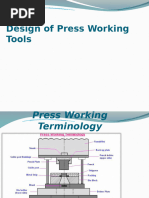 Press Tool Design Overview | PDF | Metalworking | Crafts