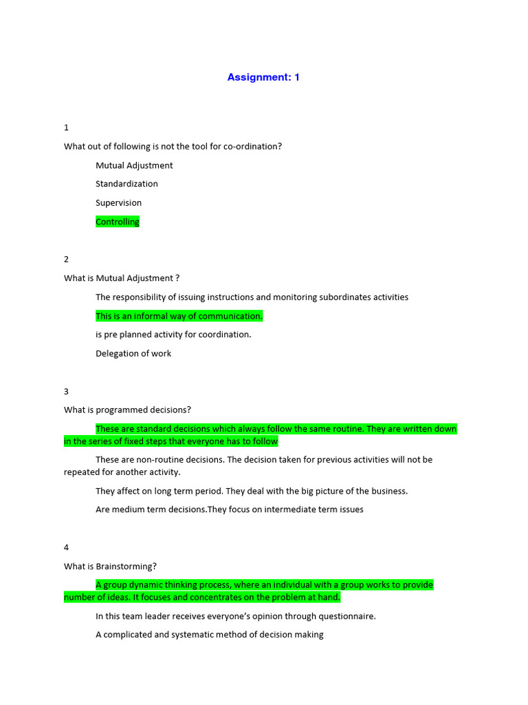 JAN24 Assginment Answer Principles and Practices of Management PDF ...