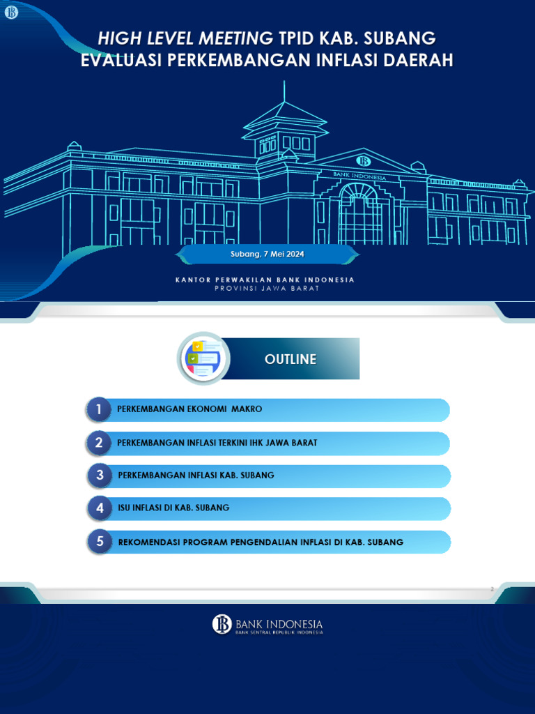 Materi HLM TPID Kab Subang 07052024 - BI Jabar | PDF