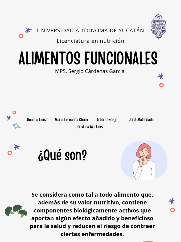 Ada 2 Alimentos Funcionales | Descargar gratis PDF | Alimentos | Ácido Graso Omega 3