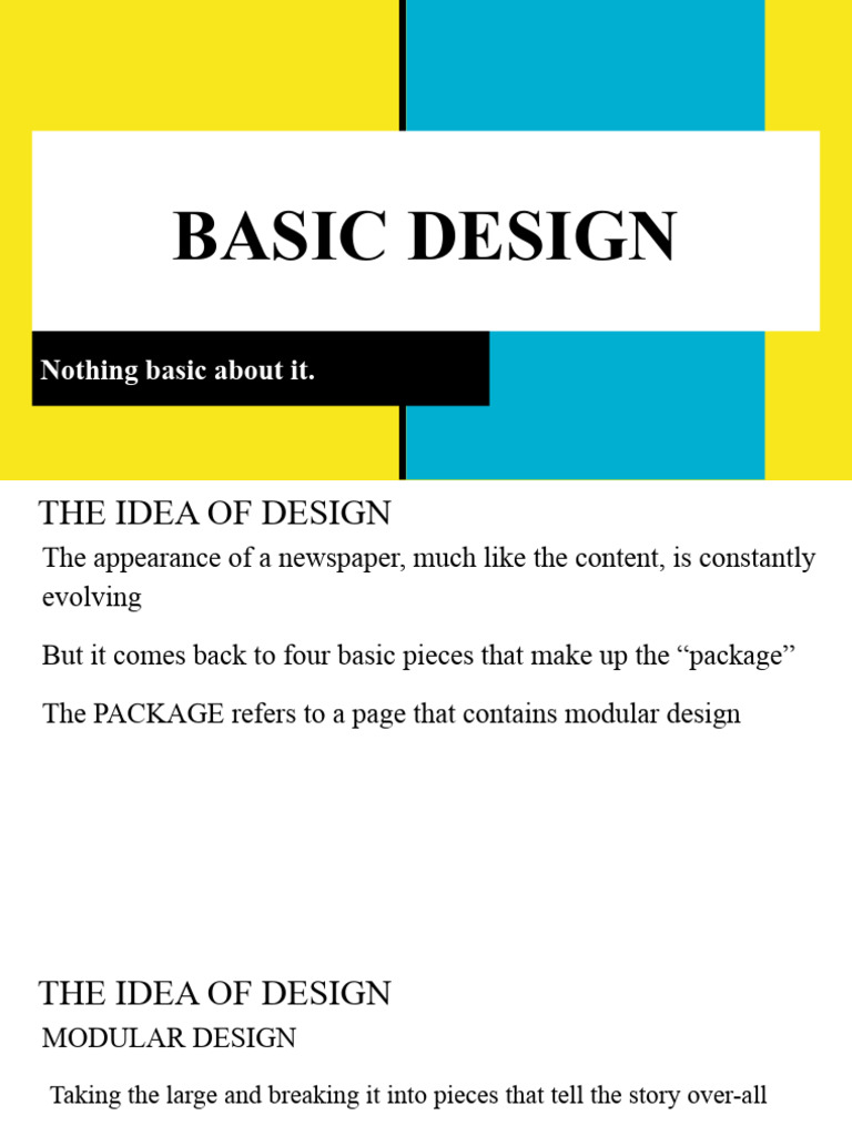 Basic Design PowerPoint Day 1a | PDF | Typefaces | Serif