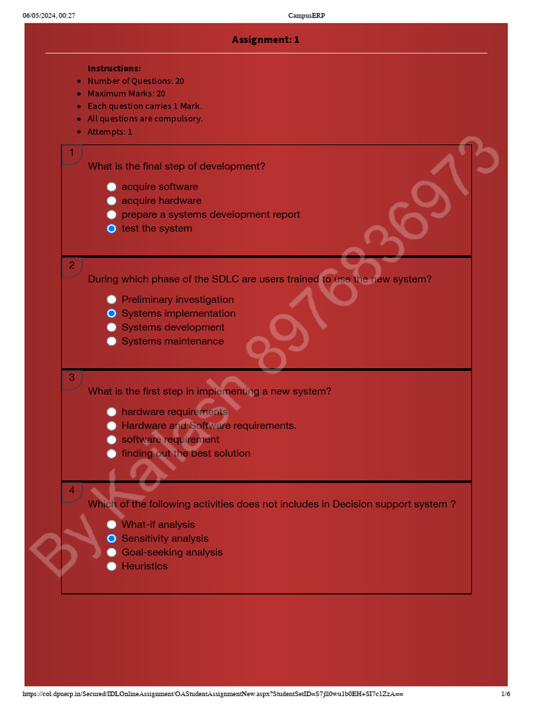 Management Information System - Watermark | Download Free PDF ...