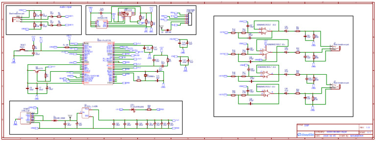 Schematic - ADAU1701 DSP AD8608 OP - 2020-08-28 - 12-57-02 | PDF