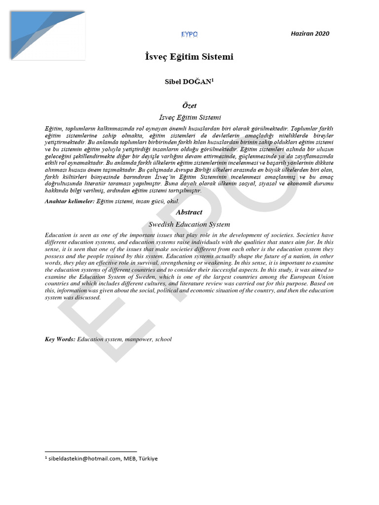 Sve - E - Itim Sistemi (#736603) - 1180585 | PDF