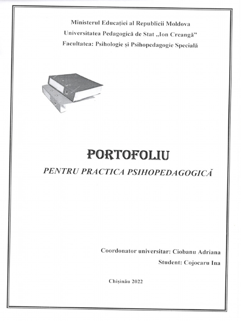 Foie de Titlu Portofoliu | PDF