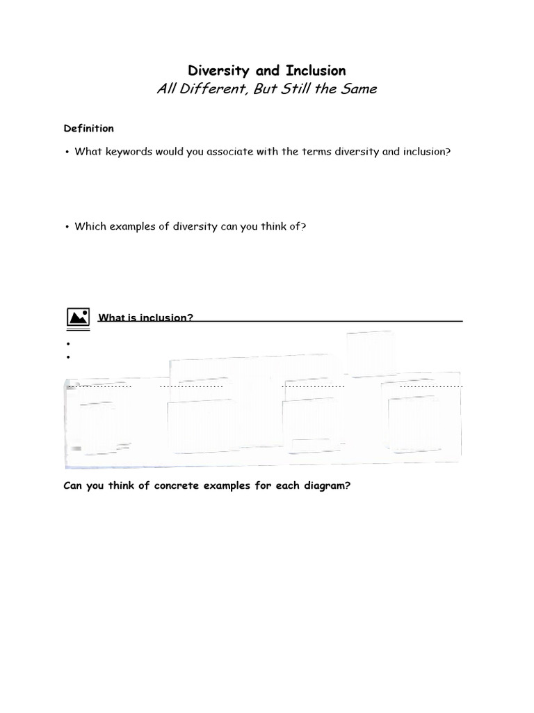 Diversity & Inclusion Speech Guide | PDF