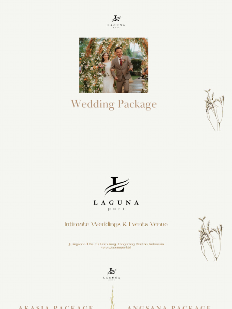 Angsana & Akasia Wedding Package | PDF