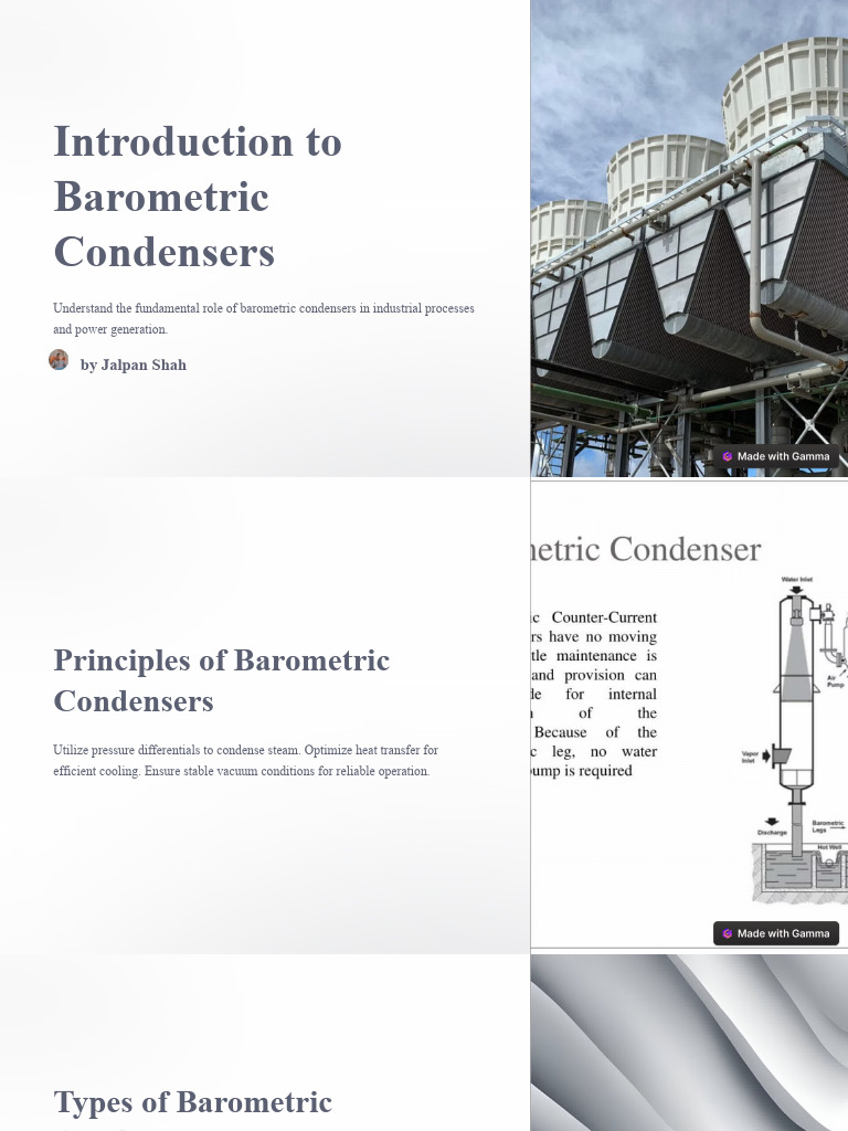 Introduction To Barometric Condensers | Download Free PDF | Heat ...