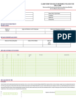 Claim Intimation Format | PDF