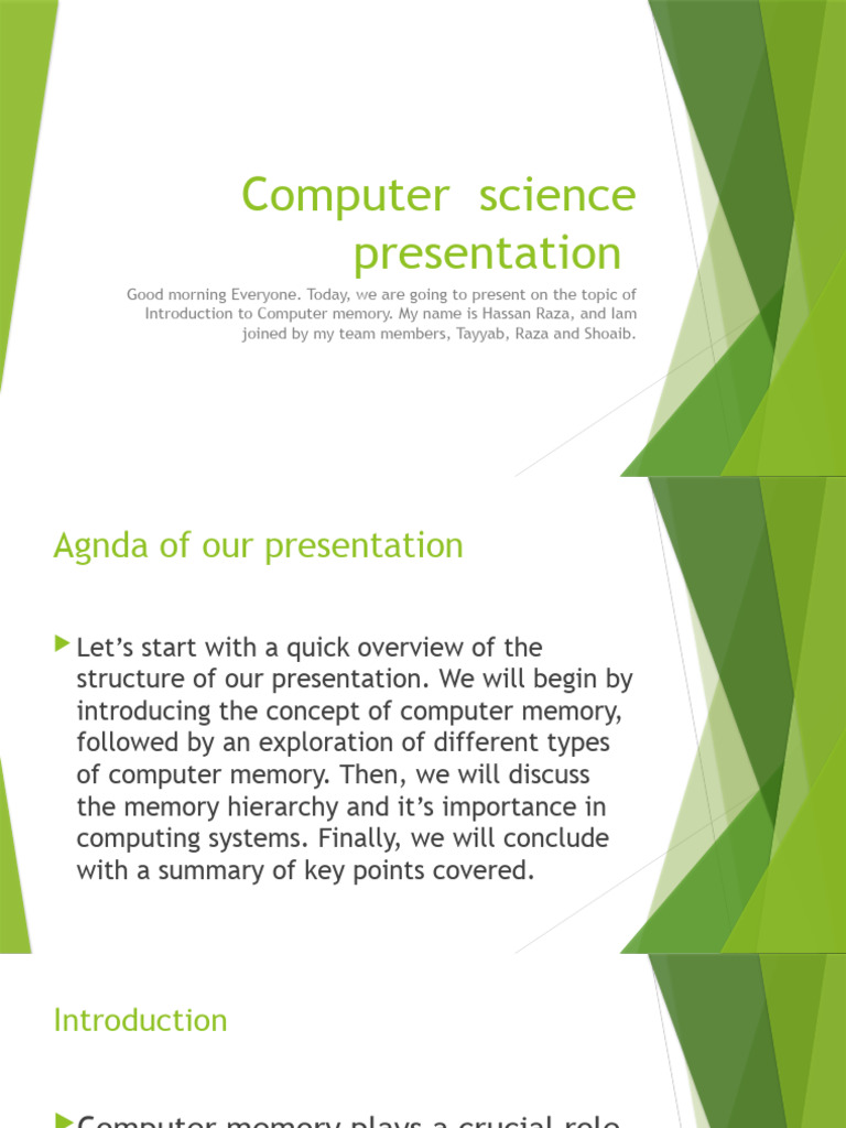 Computer Presentation PDF