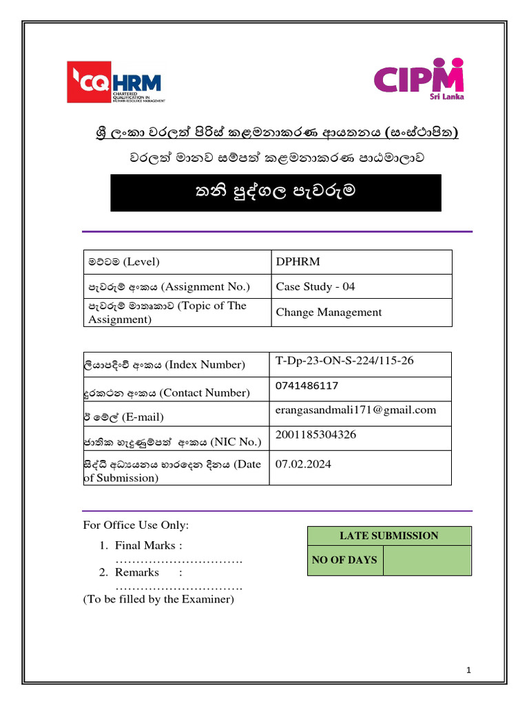 Case study 2 hrm | PDF