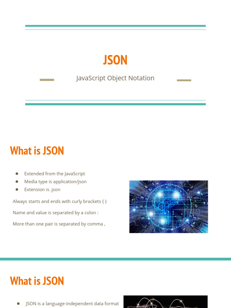 Json | PDF | Json | Computer Programming Json | PDF | Json | Computer Programming