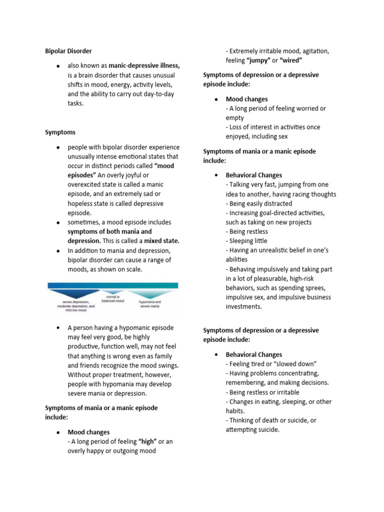 Bipolar Disorder | PDF | Bipolar Disorder | Mania