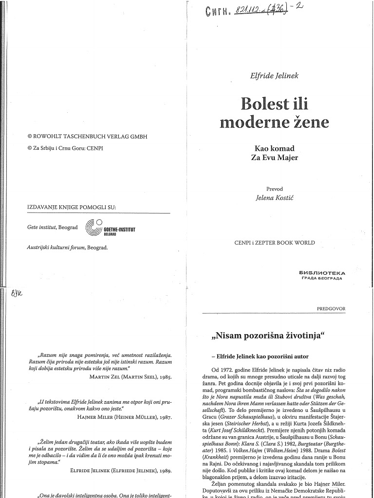 Bolest Ili Moderne Zene | PDF
