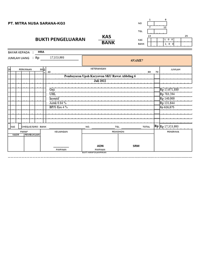 Form Voucer Sku | PDF
