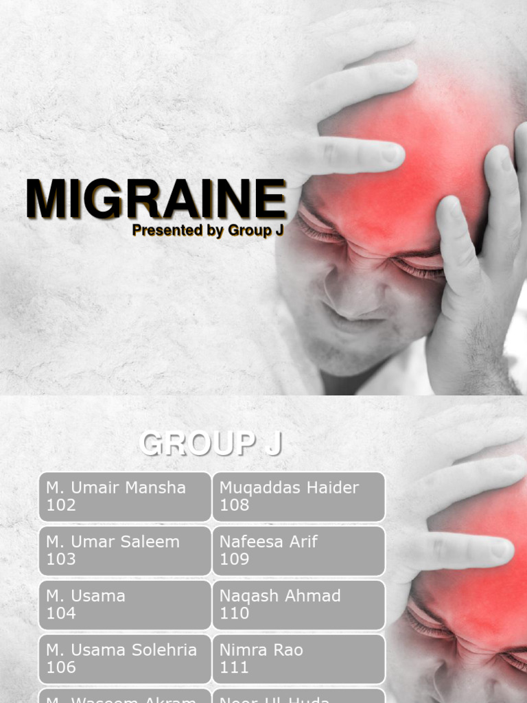 Migraine Pdf Migraine Headache