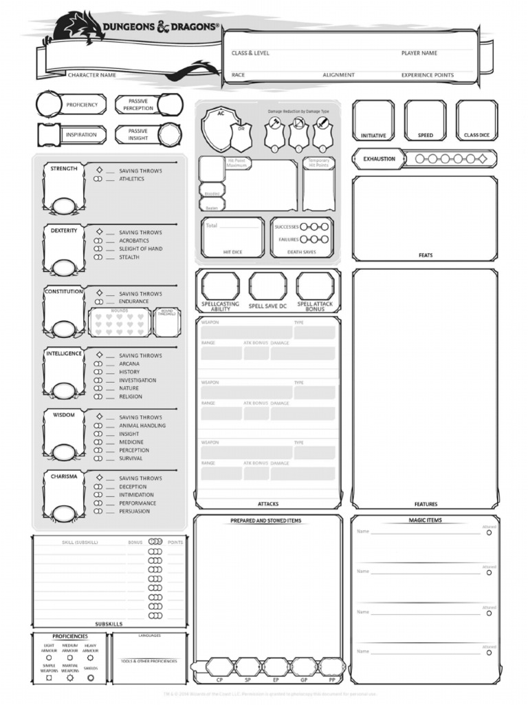 Grit and Glory v6 Character Sheet 1.1 | PDF