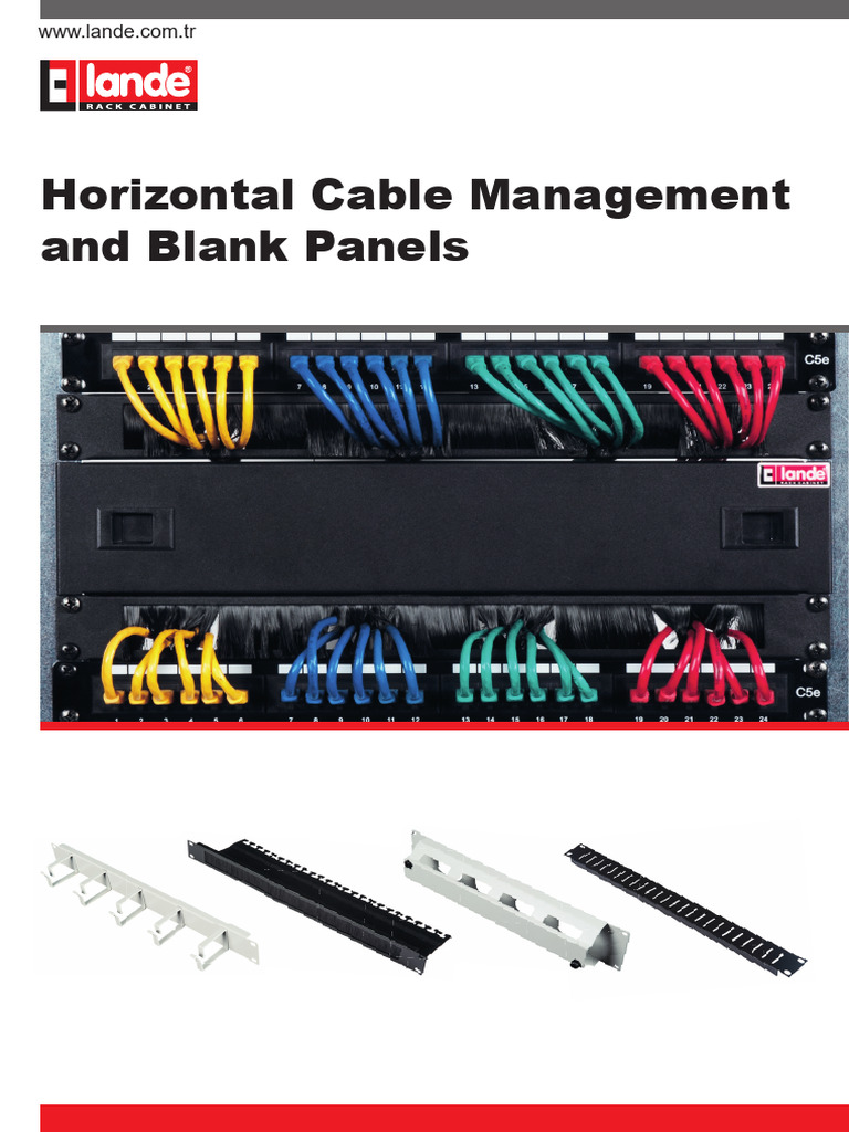 19" Cable Management & Blank Panels | PDF | Equipment | Manufactured Goods