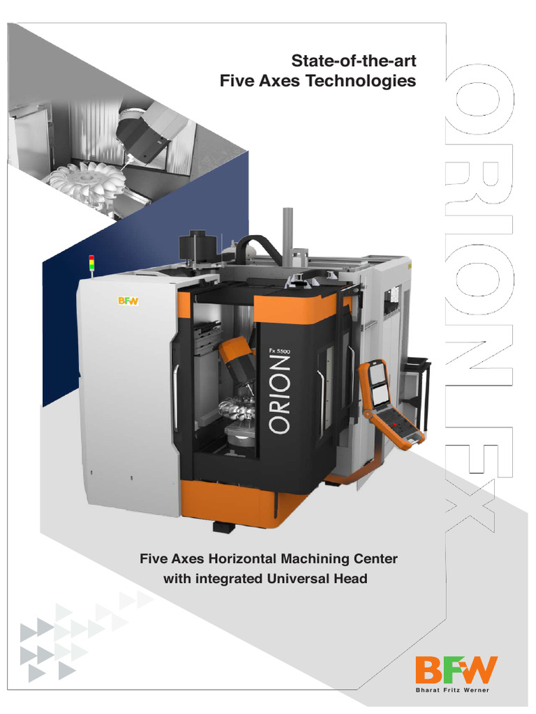 Orion Fx Series: Advanced Machining Centers | PDF | Numerical Control ...