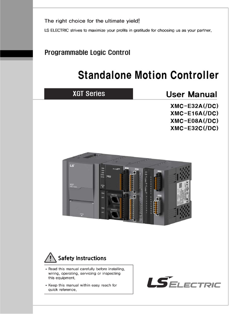 XMC-E32A E32C Manual V1.5 202007 EN | PDF | Electrical Wiring | Programmable Logic Controller
